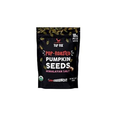 Top Fox Snacks - Organic Pop-Roasted Pumpkin Seeds  Heal