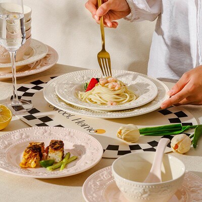 Bowl, soup bowl, high-end feeling bowl, plate, tableware, ho