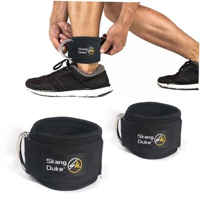 Gym Ankle Strap Padded Weight Leg Training脚环踝绑腿扣Brace