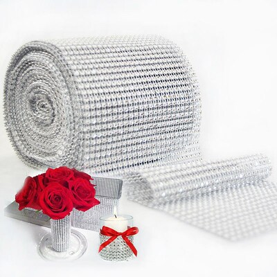 12cm*91.5cm Bling Diamond mesh Roll event unicorn party birt