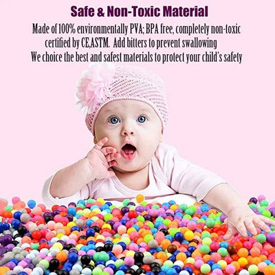 500Pcs 36Colors 5mm Water Beads Spray Magic beads Educationa