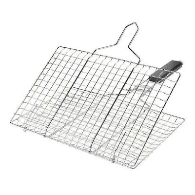 BBQ Fish Mesh Grill Basket Portable Barbecue Tools Grilling