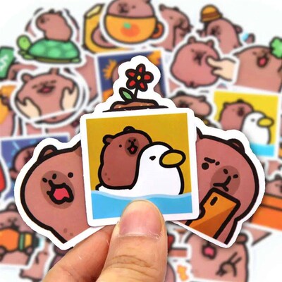 10/50/100pcs Capybaras ers Cartoon Cute Decals Toy Stationer