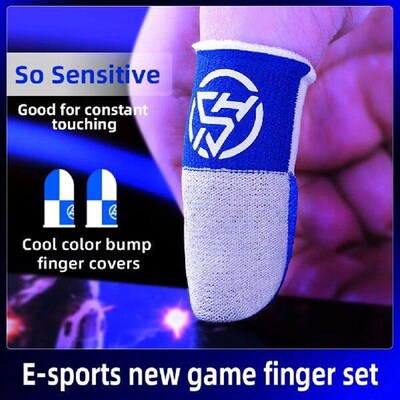 20 Pcs Touch Screen Finger Sleeve Sweatproof for PUBG Gamer