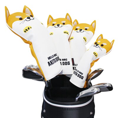 Golf Headver Cute Akita Golf Club Head ver for Driver Fairwa