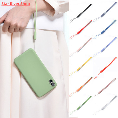 Wrist Straps Hand Lanyard Silicone Charms for Mobile Phone C
