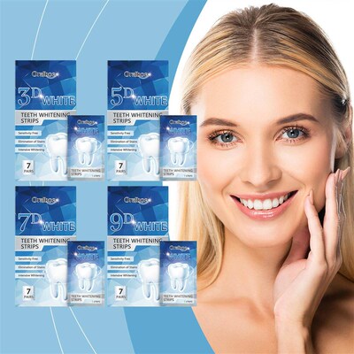 Oralhoe Shiny Teeth Strips Fresh Breath Gentle Stain Removal