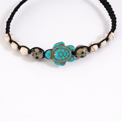 2Pcs New Sea Turtle Beads Bracelets For Women Men Classic