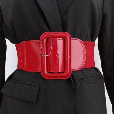 Vintage Plus Size Sretch Cummerbunds Elastic Wide Side Corse
