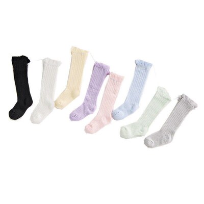 Summer Mesh Breathable Baby Socks Over Knee Air Conditioner
