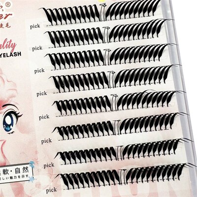 New8-15mm  Fox Comic Spire Lashes Premade Fans Eyelashes Ext