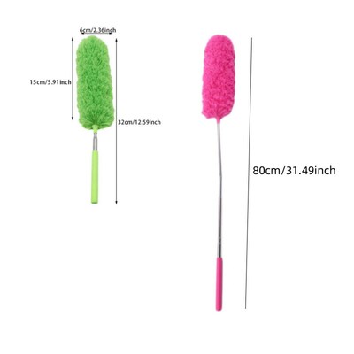 Microfiber Duster Brush Extendable Hand Dust Removal Cleaner