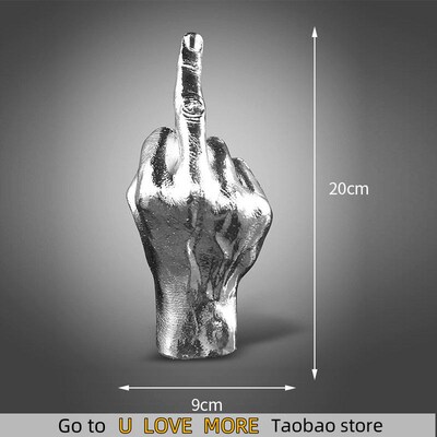Personalized Middle Finger Statue Ornament Home Desk桌子摆件
