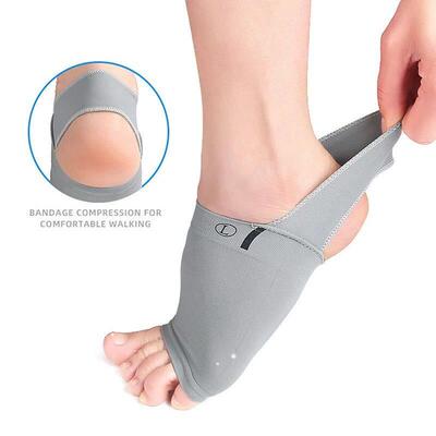 1Pair Arch Support Sleeves Plantar Fasciitis Heel Spurs Stra