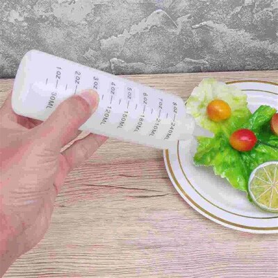 4PCS Plastic Tipped Bottle Salad Bottle Squeeze Bottle with