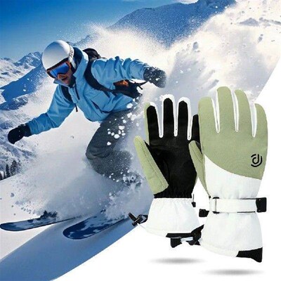 Winter Cycling Gloves Ski Gloves Windproof Touch Screen