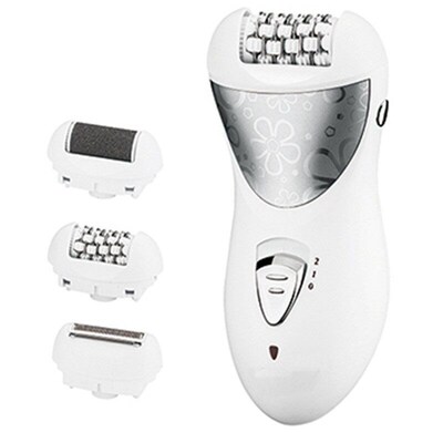 3in1 women electric epilator for face whole body bikini trim
