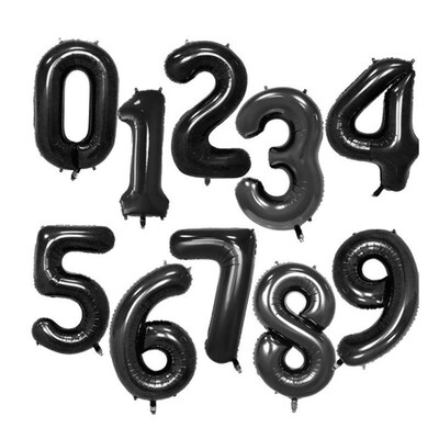 40Inch Big Foil Birthday Balloons Helium Number Balloon 0-9