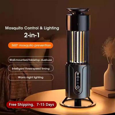 Electric Mosquito Killer Lamp Insect Fly Trap Indoor/Outdoor