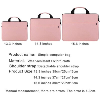 Laptop Bag Women 2025 13.3 14.1 15.6 17 Inch Office Notebook