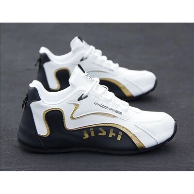 Mens shoes with waterproof and anti slip leather surface, h
