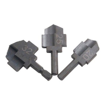 Easy To Use Drill Bit Plumber Drill Punch 3pcs 61x6.35x22mm