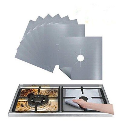 4 Pack Stovetop Protector Cooker Cover Liner Clean Mat Pad