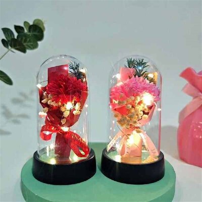 Colorful Carnation Rose Artificial Flowers Wedding Decora