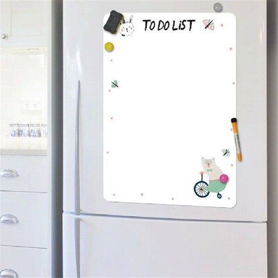 Refrigerator Magnet Board Sticker Rewritable Notice Planner