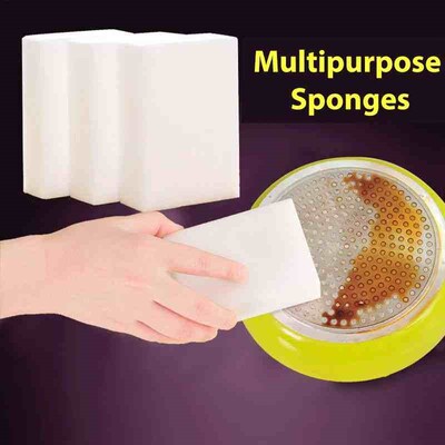 100Pcs/lot Melamine Sponge Cleaner Magic Sponge Eraser Reusa