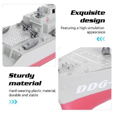 Destroyer Model Ship Decoration Bookshelf Toy for Boys