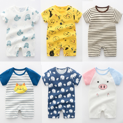Summer 0-24 Months Baby Boys Girls Romper Infant Jumpsuit Ca