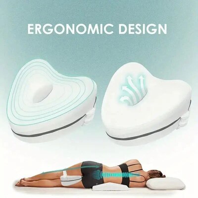 Memory Cotton Leg Pillow Sleeping Orthopedic Sciatica Back H