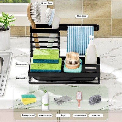 Large Dish Rack with Utensil Holder Dish Drainer with