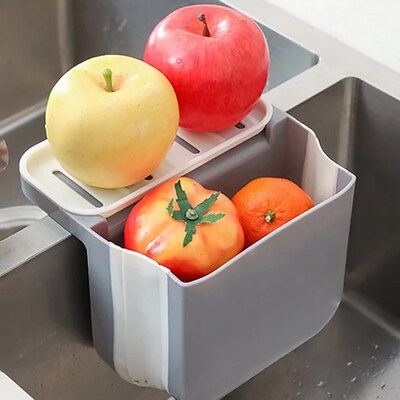 Foldable Sink Strainer Kitchen Leftover Filter Vegetable Fru