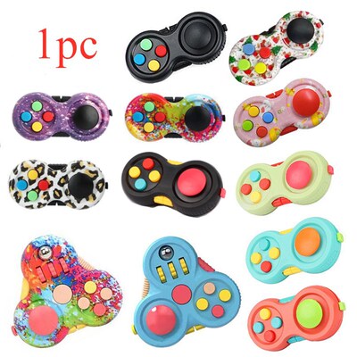 1pc Game Fidget Pad Sress Reliever Squeeze Fun Magic Desk To