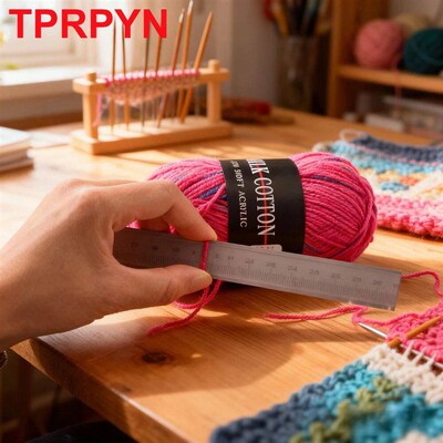 1Pc 50g Milk Cotton Knitting Yarn Crochet Yarn Hand Knitted