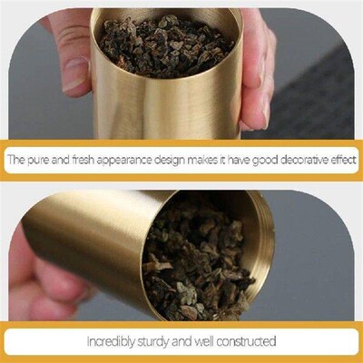 Tea Canister Container Sealed Coffee Bean Airtight Loose