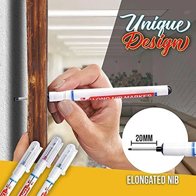 Haile Deep Hole Long Nib Multi-Purpose Marker Pens Waterproo