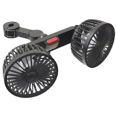 12V/24V Auto Headrest Ventilation Fan 360 Degree Rotation