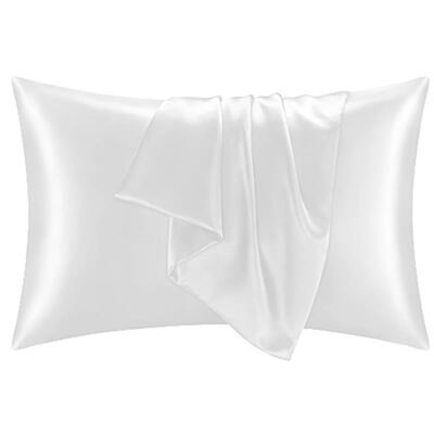 2 Pack Satin silk Pillowcase pillow case pillow cover queen