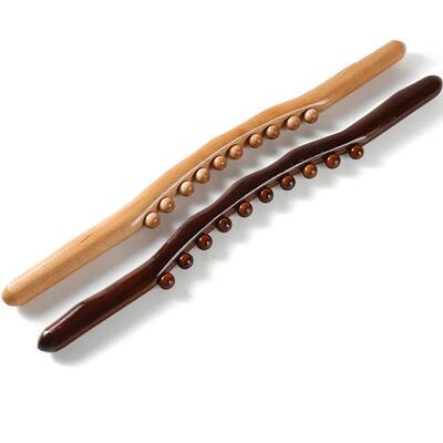 Massage Stick Beech Wood Massage Stick for Back Therapy Univ