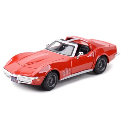 Maisto 1:24 1970 Corvette Blue Static Die Cast Vehicles Coll