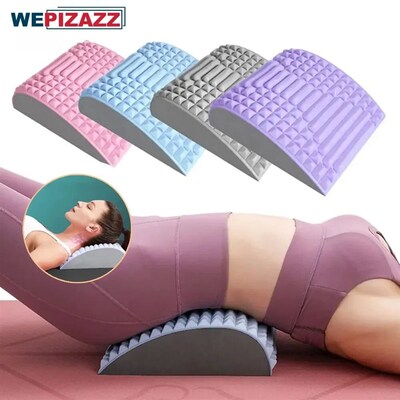 Back Stretcher Pillow Waist Massage Neck Lumbar Support Mass