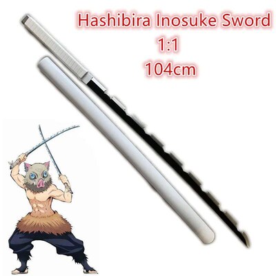 :  Weapon Hashibira Inosuke White Sowrd  Sword Cosplay