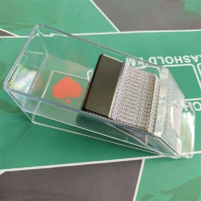 4/6-Deck Pokers Dealer Acrylic Blackjacks Dealing Shoe