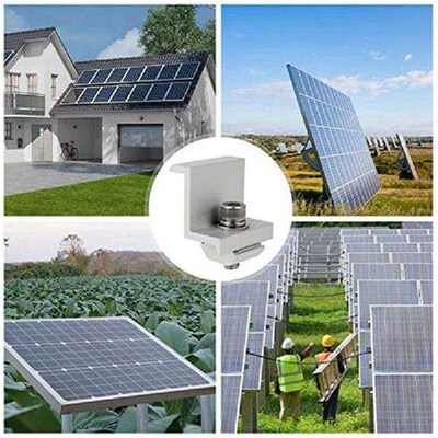 12 Piece Solar Module Bracket End Clamp, End Clamp, Side