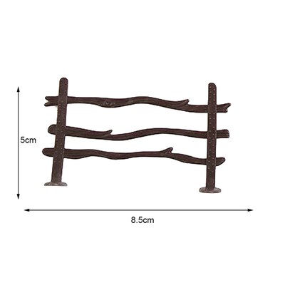10Pc/Set Fence Decoration Model Simulation Farm Ranch DIY Sa