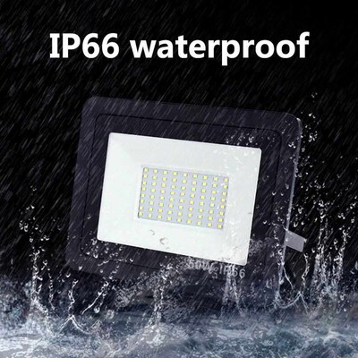 220V LED Flood Light IP66 PIR Motion Sensor Wall Spotlight W