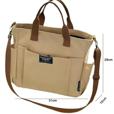 Urban Minimalit Female Student Large Capacity Commuting Hori